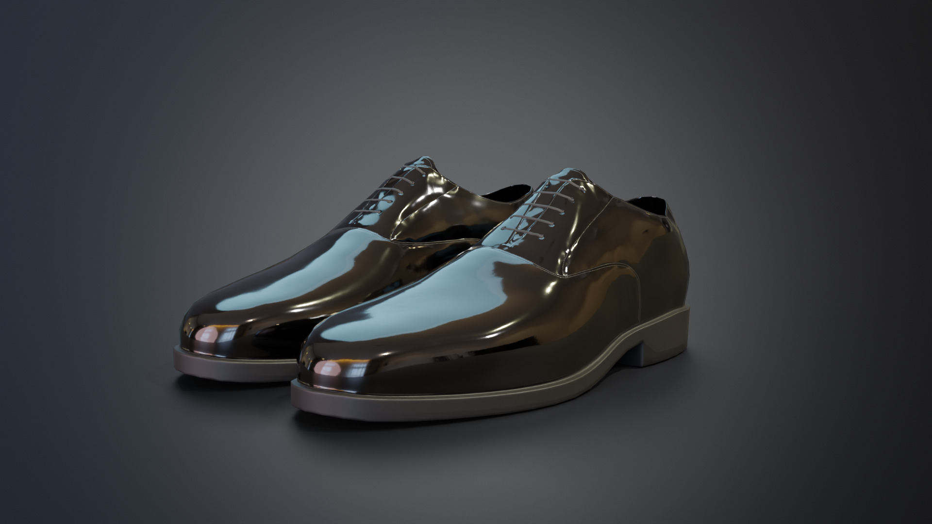 3D model Classic Men Leather Shoes - Realistic and Game-Ready VR / AR ...