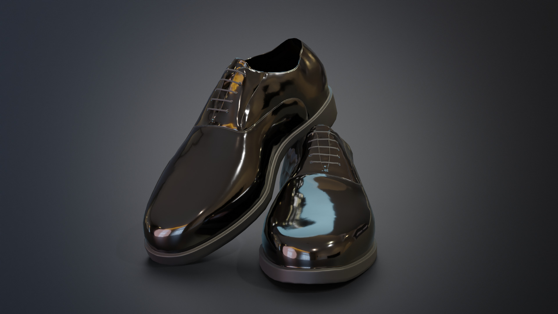 3D model Classic Men Leather Shoes - Realistic and Game-Ready VR / AR ...