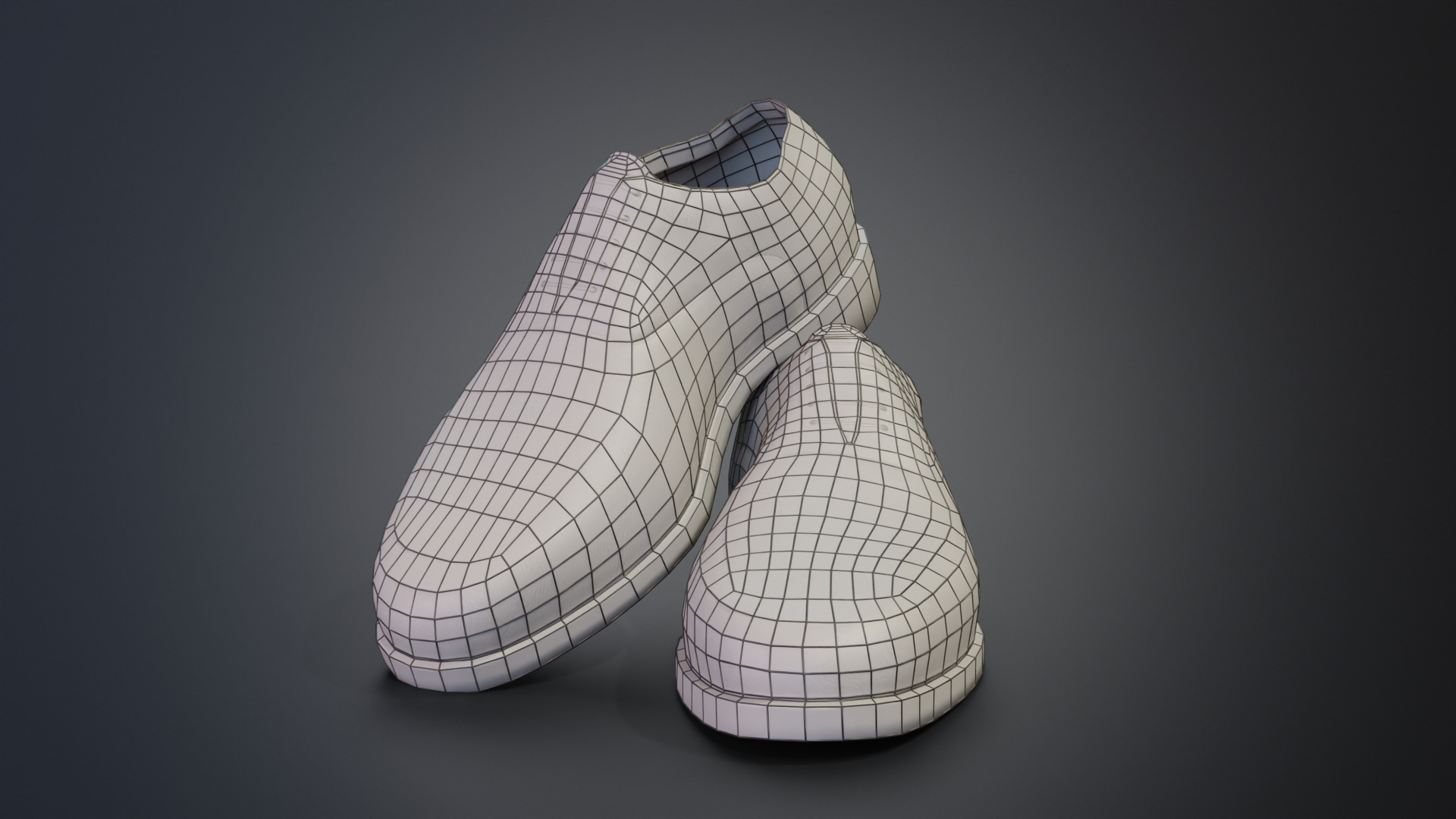 3D model Classic Men Leather Shoes - Realistic and Game-Ready VR / AR ...