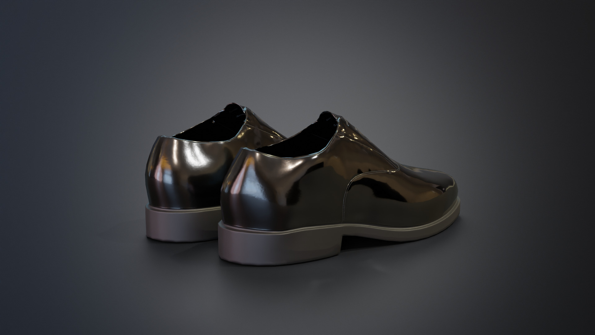 3D model Classic Men Leather Shoes - Realistic and Game-Ready VR / AR ...