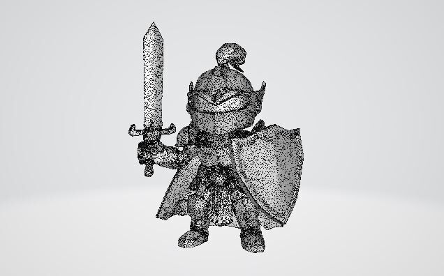 Fantasy Knight Characters Set Unique 3D Models Games Animations free VR ...