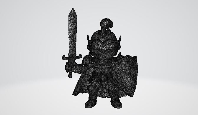 Fantasy Knight Characters Set Unique 3D Models Games Animations free VR ...