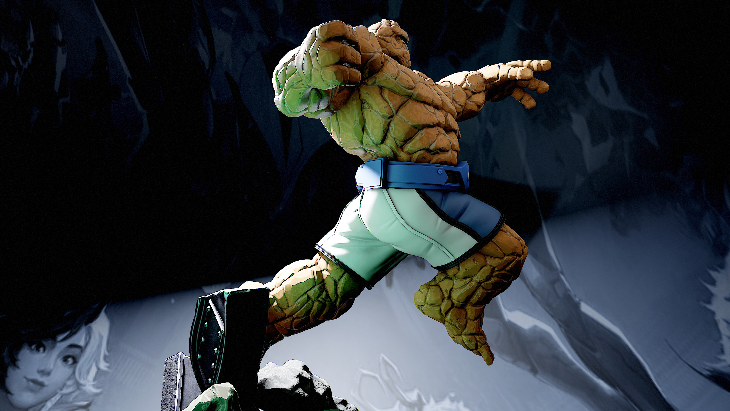 The Thing Marvel Rivals 3D model 3D printable | CGTrader