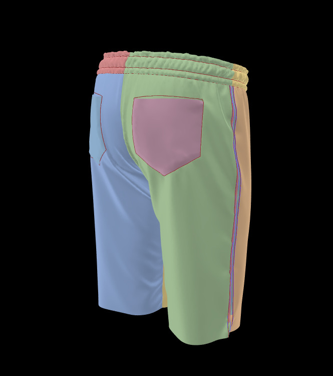 Basic shorts free 3D model | CGTrader