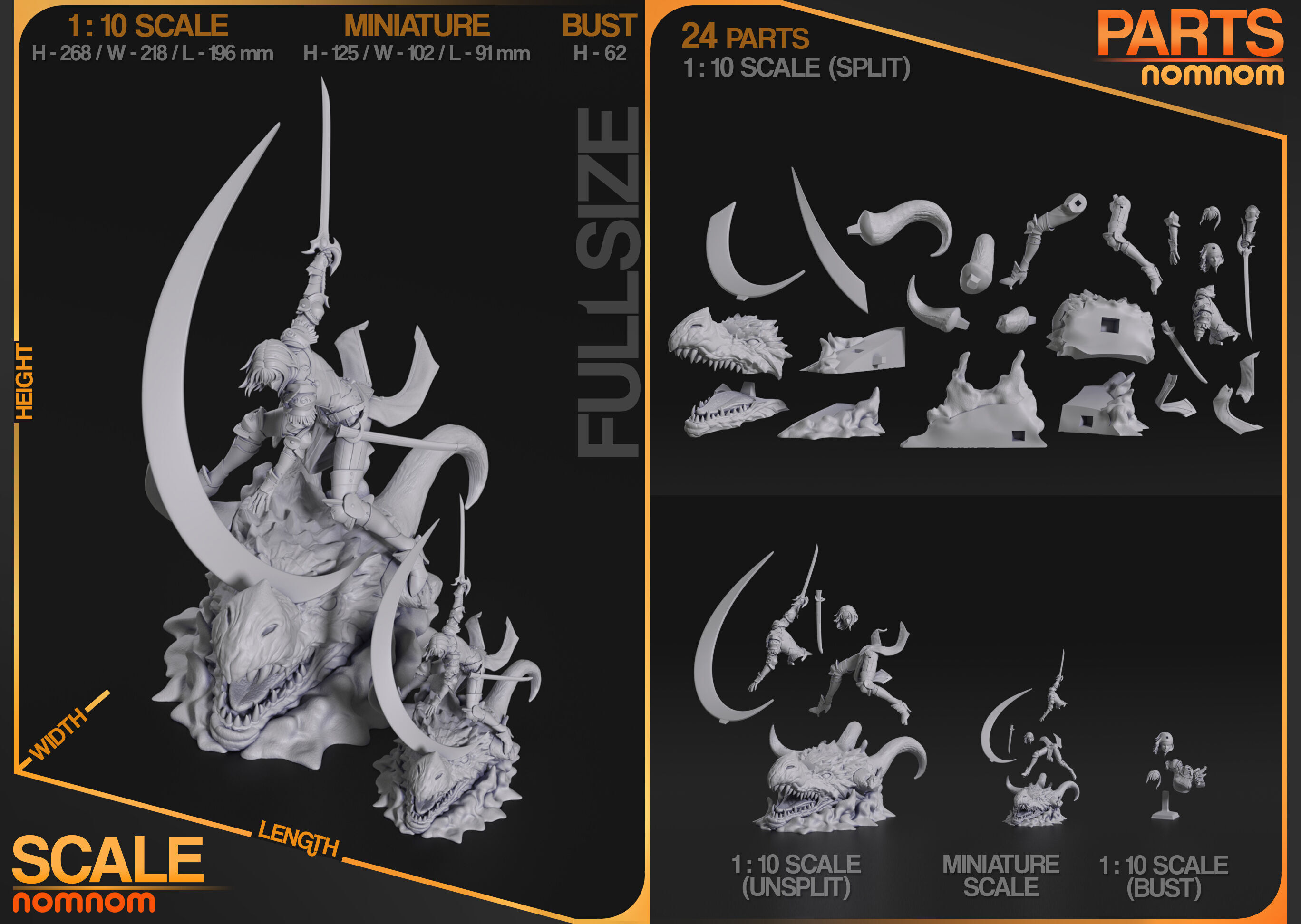 Cha Hae-In - Solo Leveling 3D model 3D printable | CGTrader