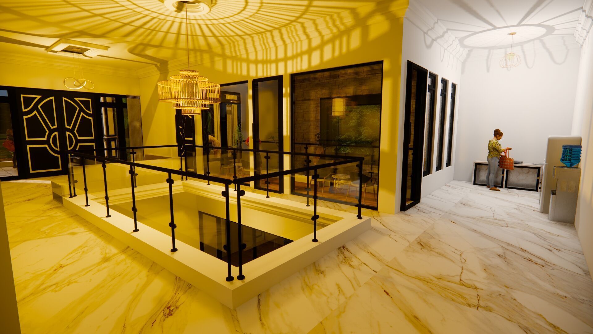 modern house with rooftop 3D model | CGTrader