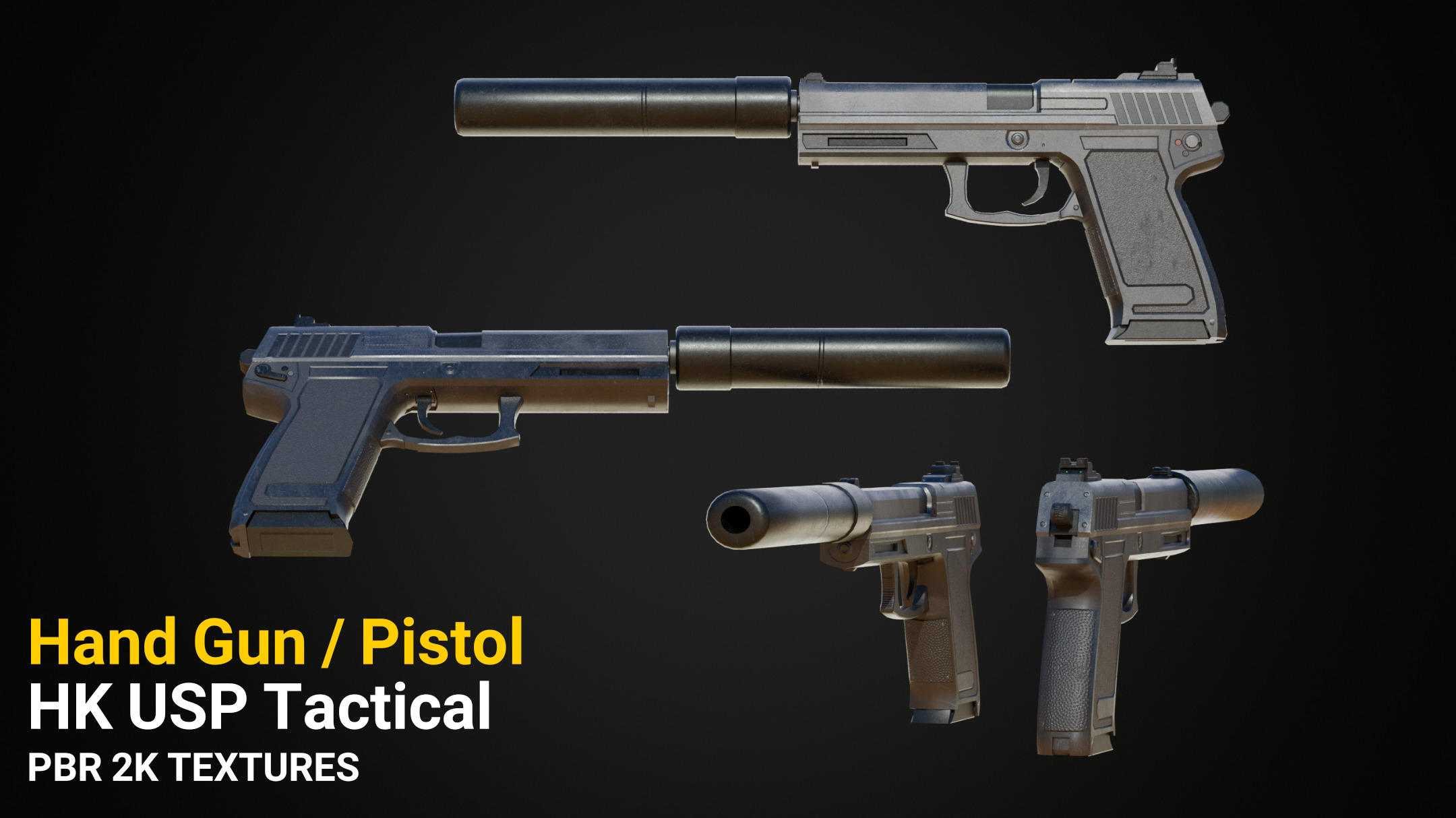 3D model military gun Pack VR / AR / low-poly | CGTrader