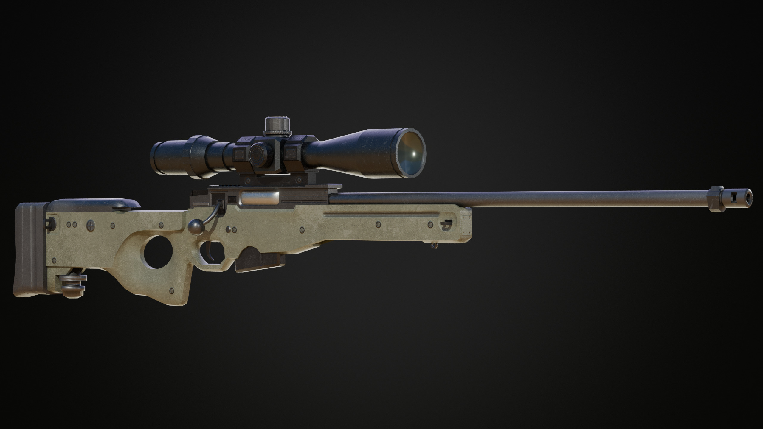 3D model military gun Pack VR / AR / low-poly | CGTrader