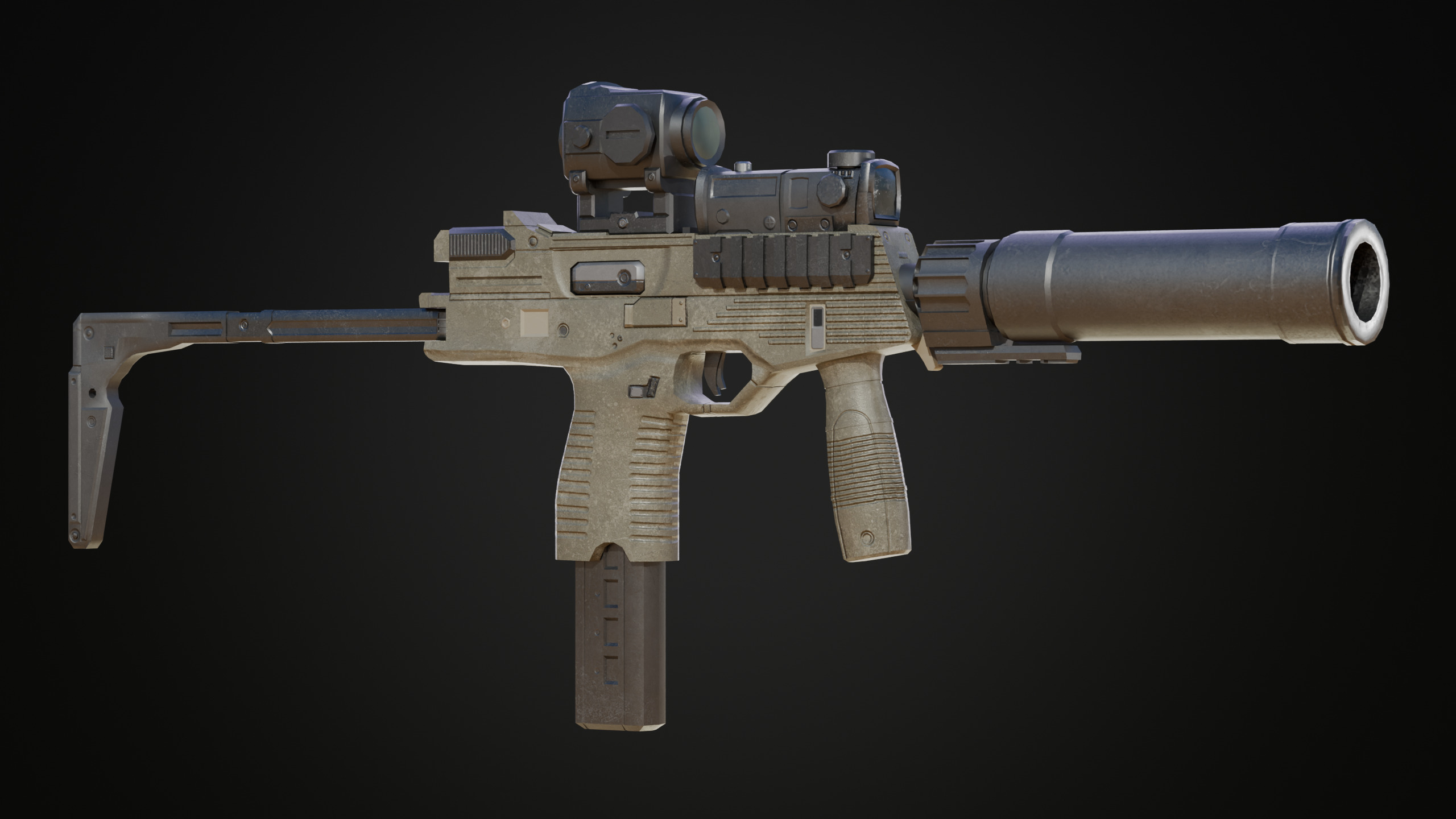 3D model military gun Pack VR / AR / low-poly | CGTrader