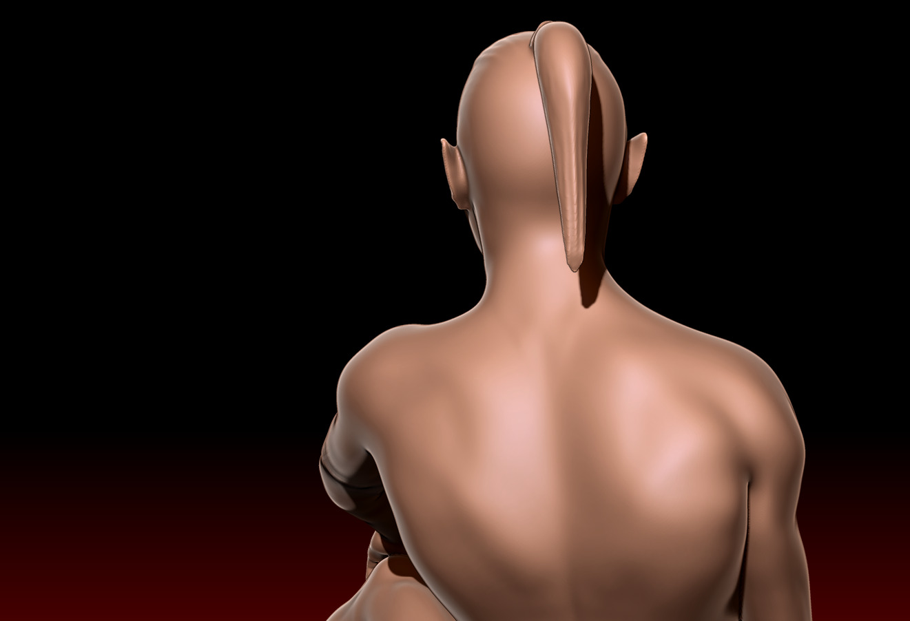 Sensual Orc Woman Chilling - Detailed 3D Print Model 3D model 3D ...