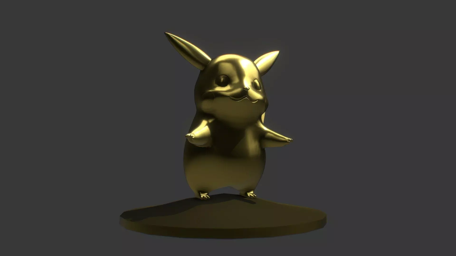 pikachu-trophy 3D model | CGTrader