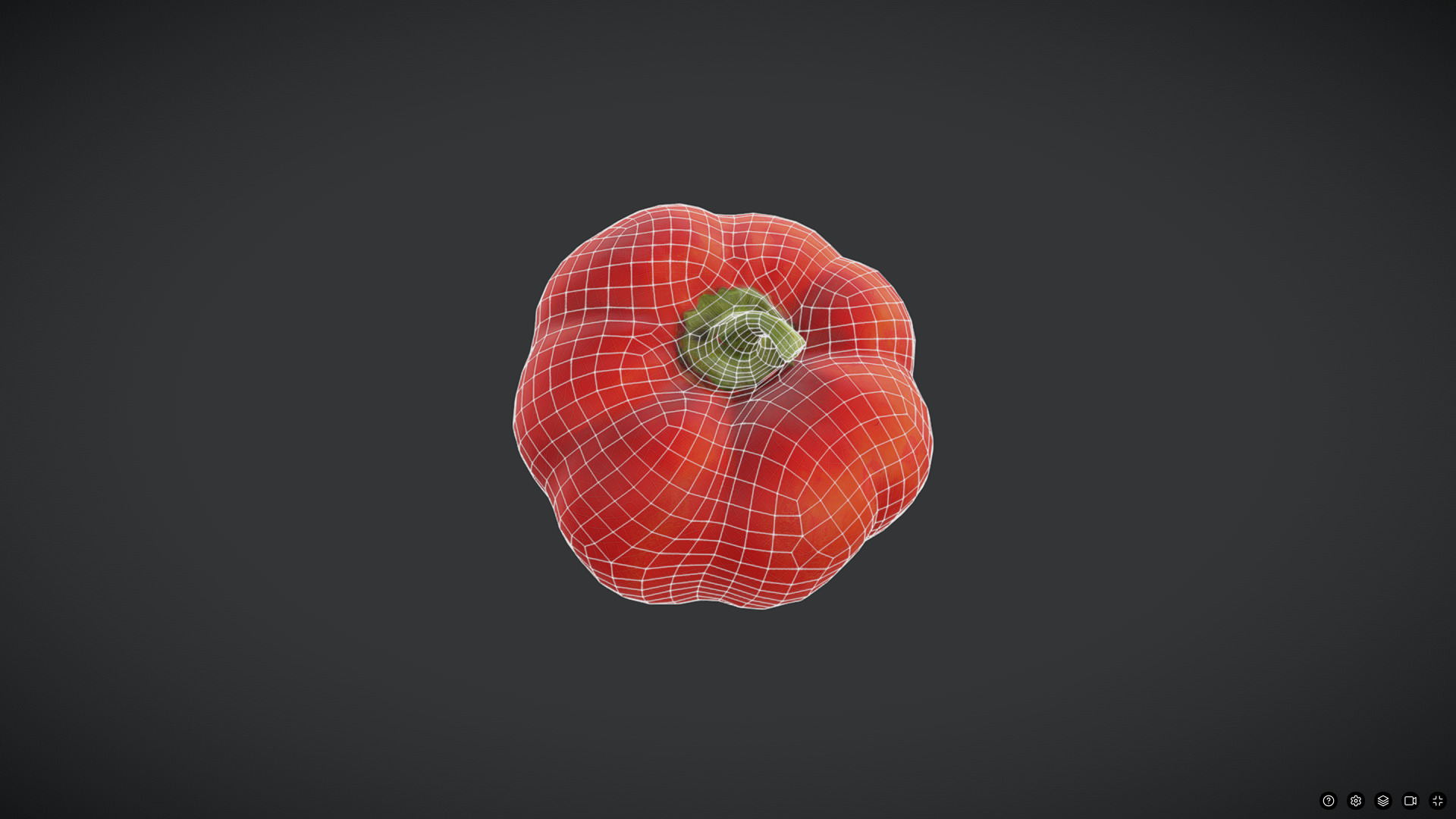 CC0 - Bell Pepper - Red 2 free VR / AR / low-poly 3D model | CGTrader