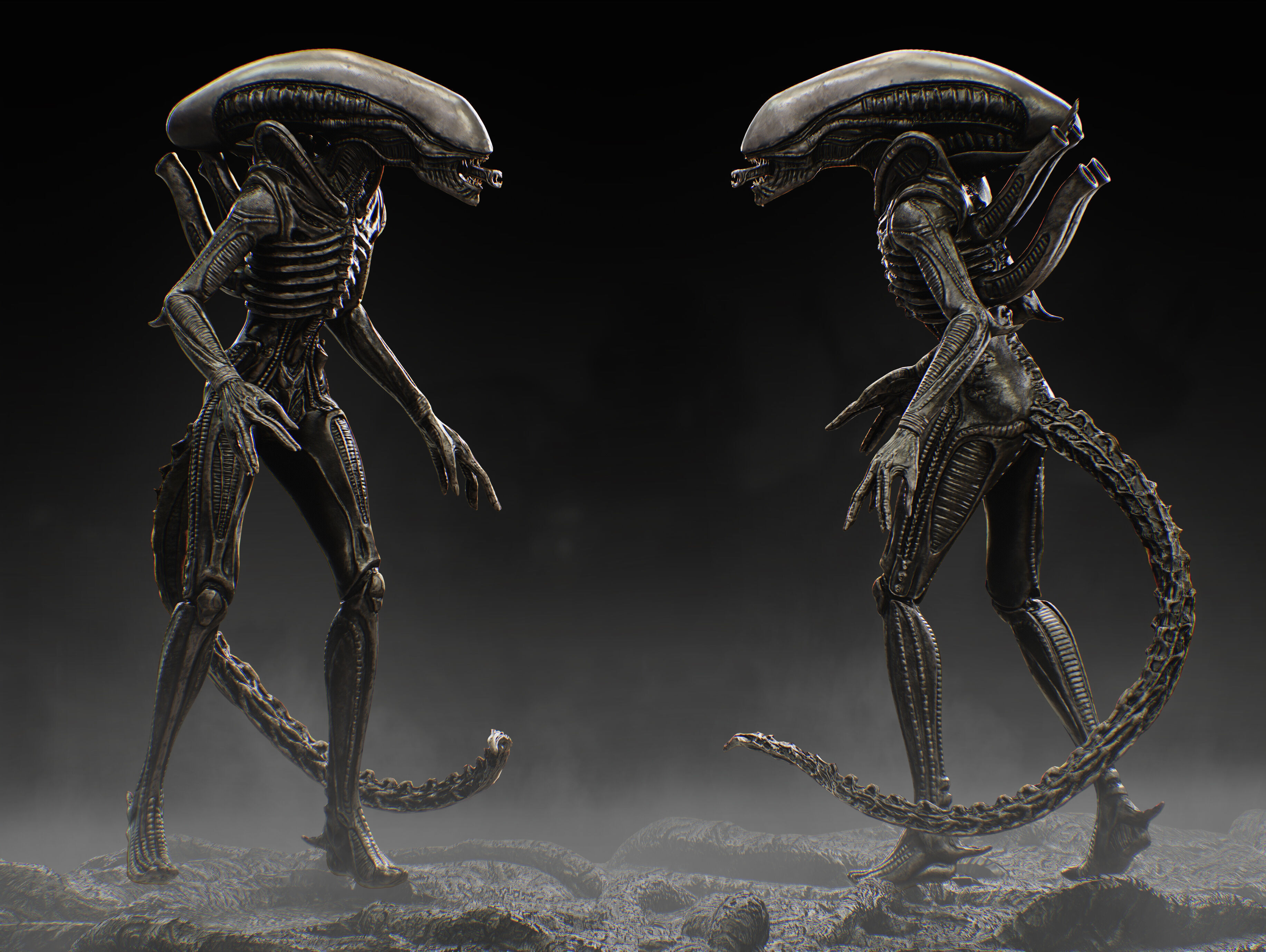 3D model Xenomorph VR / AR / low-poly | CGTrader