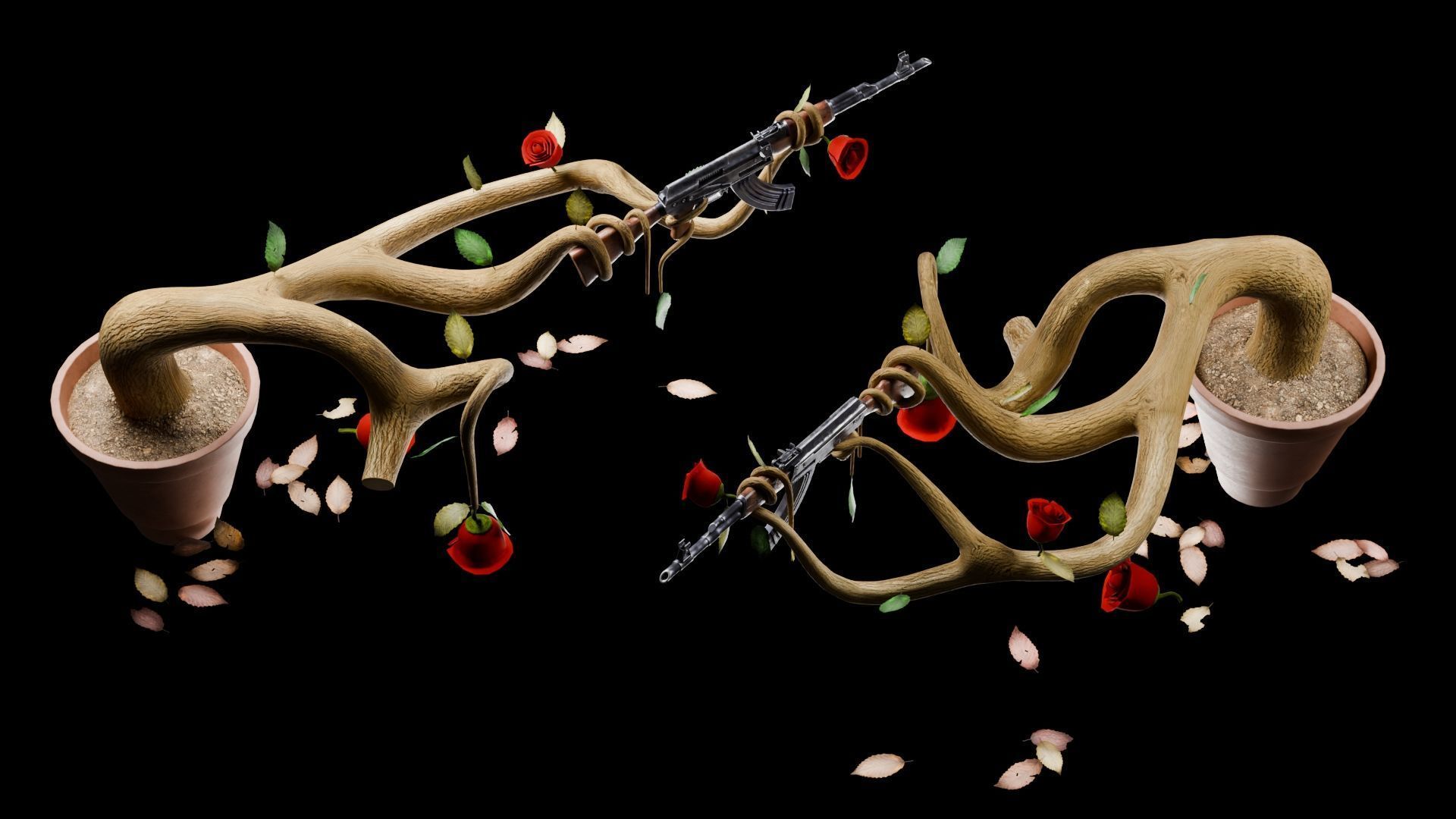 Peculiar Plant free 3D model | CGTrader