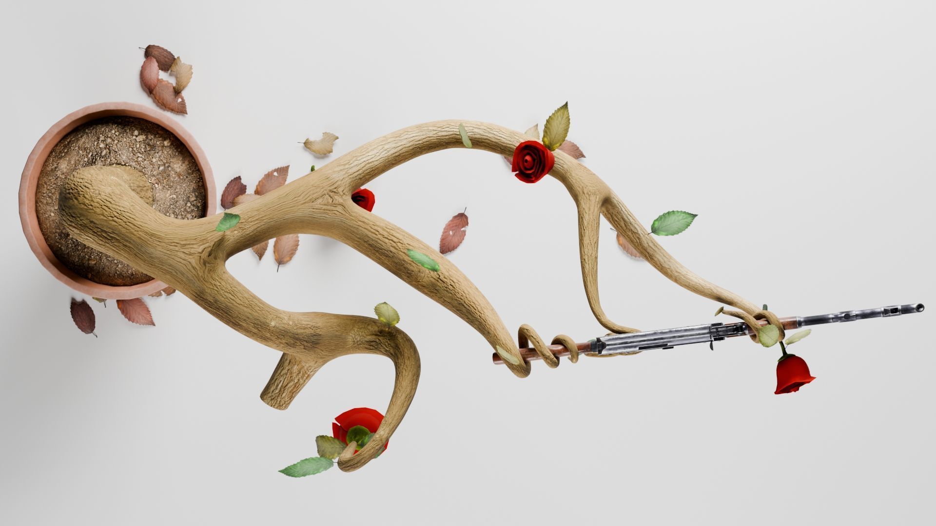 Peculiar Plant free 3D model | CGTrader