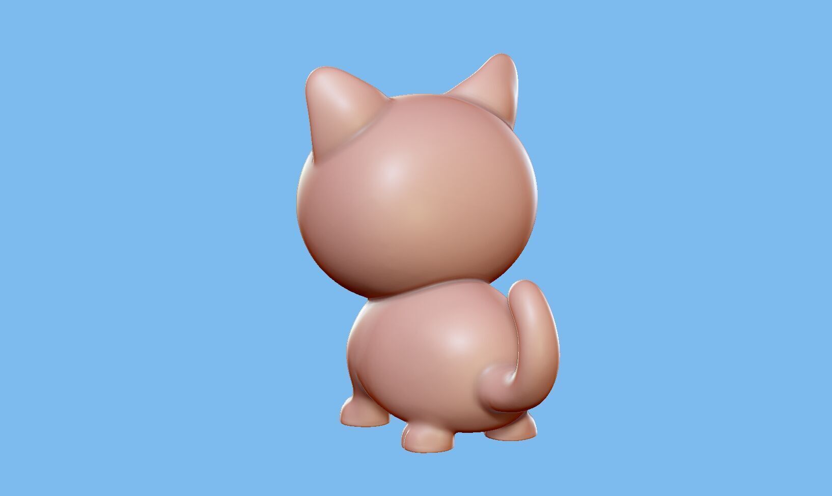 Cat Headphone Stand Cat Headset Stand 3D model 3D printable | CGTrader