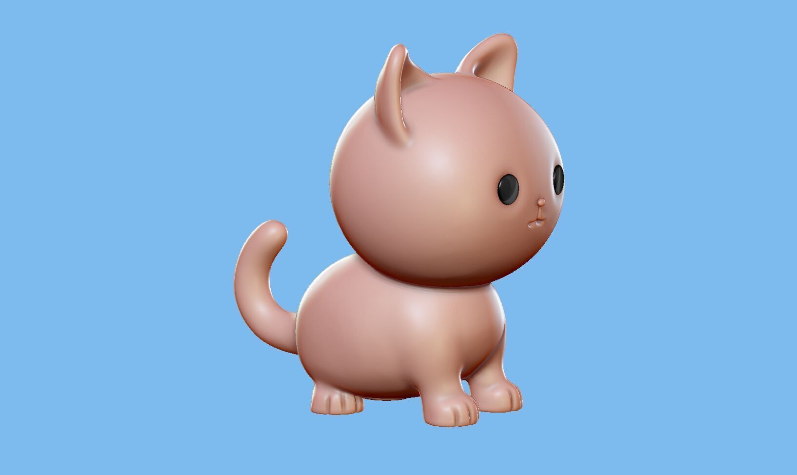 Cat Headphone Stand Cat Headset Stand 3D model 3D printable | CGTrader