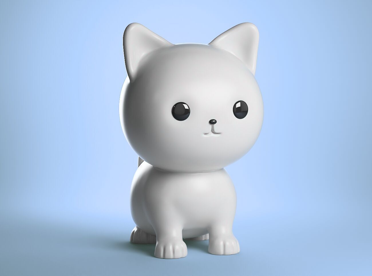 Cat Headphone Stand Cat Headset Stand 3D model 3D printable | CGTrader