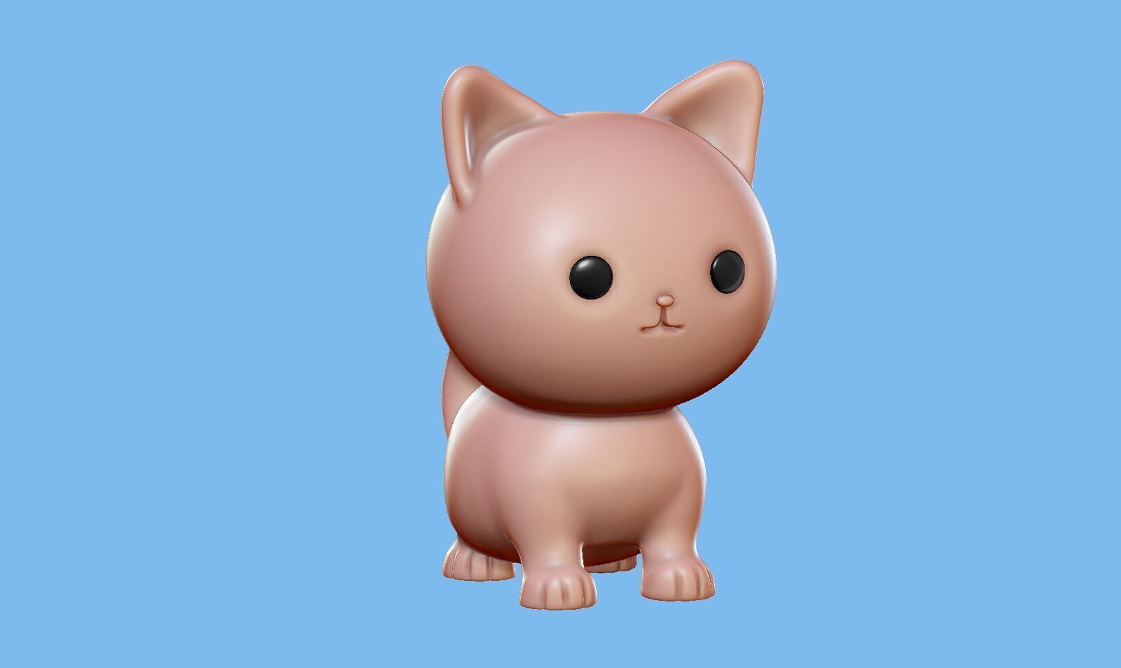 Cat Headphone Stand Cat Headset Stand 3D model 3D printable | CGTrader