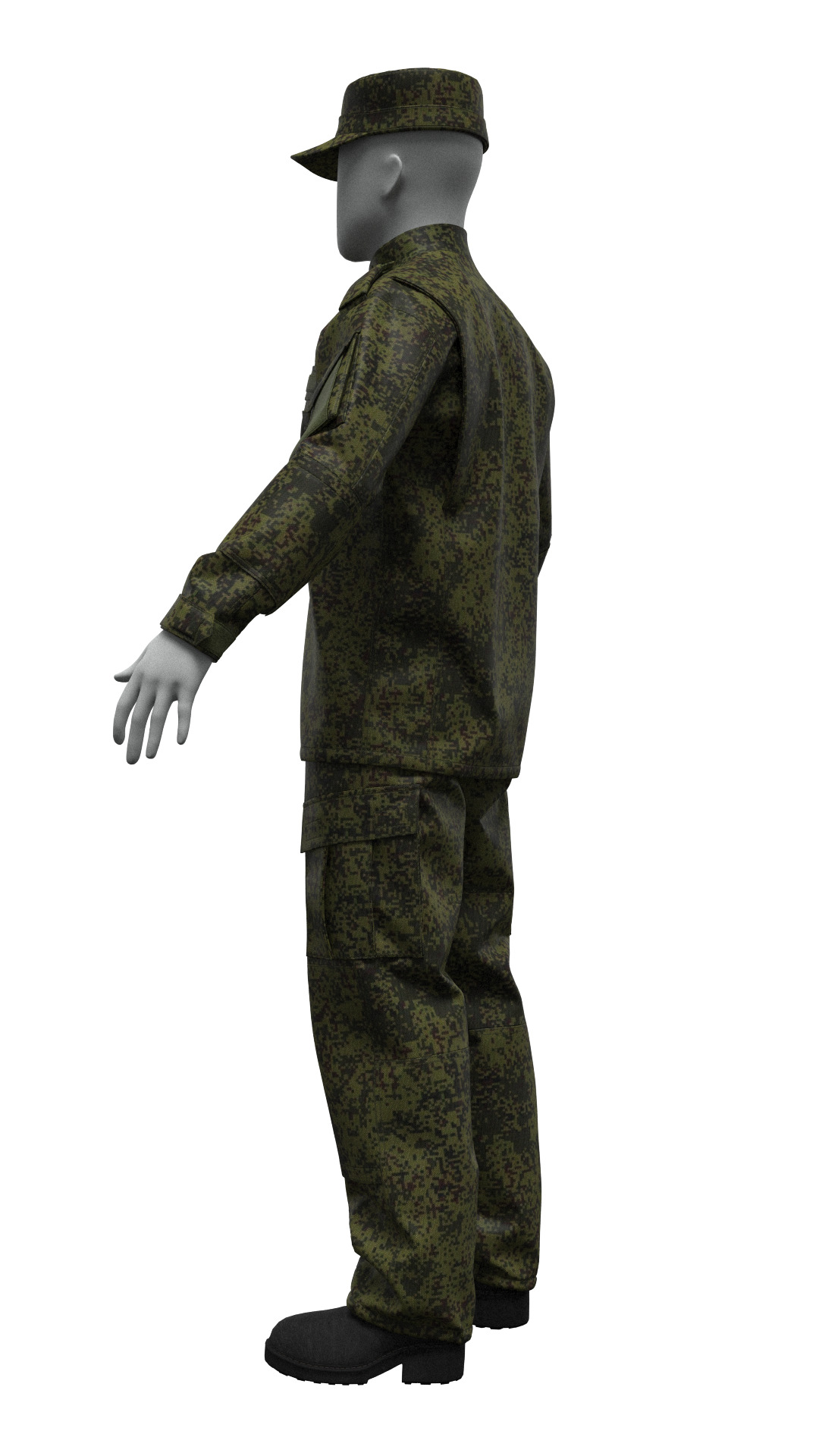 VKPO Russian Army Uniform 3D model | CGTrader