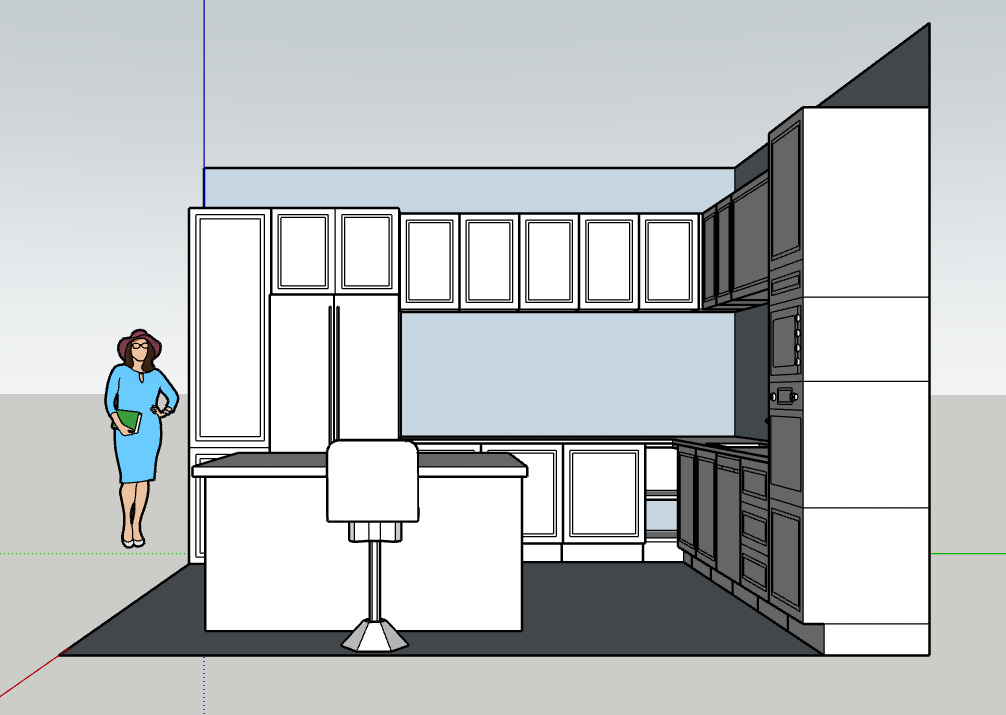 sketchup kitchen model detailed 3D model | CGTrader