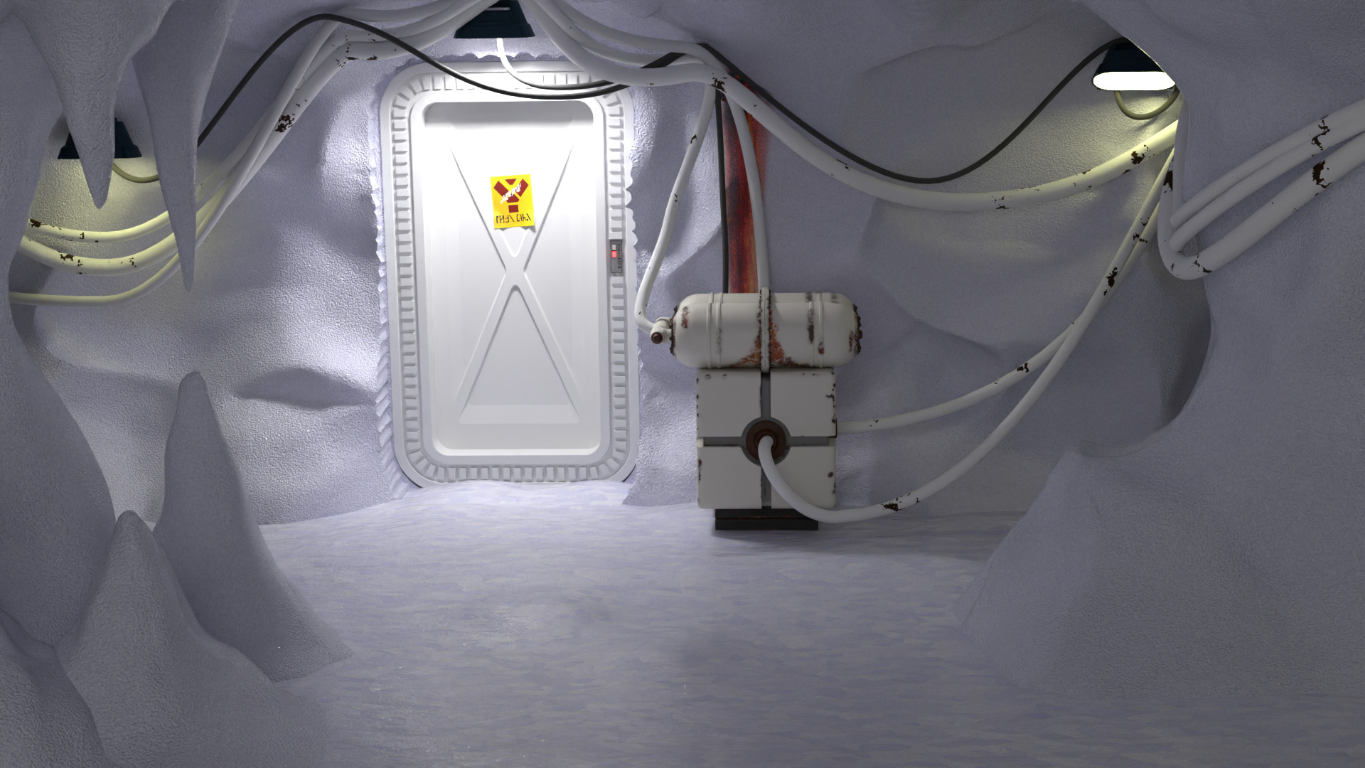 Echo Base Set 1 Wampa Trap door 1-18 scale Kenner Hasbro 3D model 3D ...