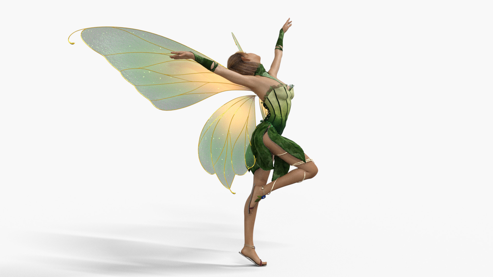 3D model Fairy Rigged Animated VR / AR / low-poly | CGTrader