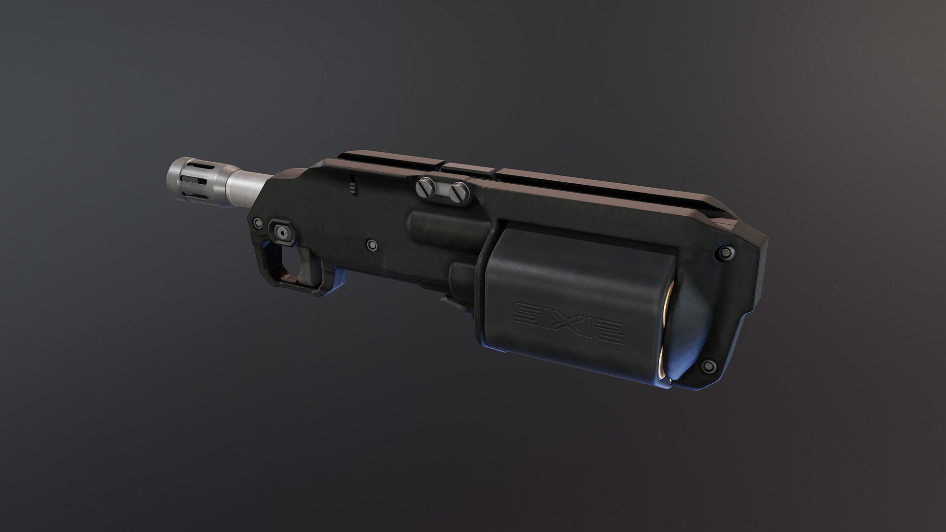 3D model six12 shotgun VR / AR / low-poly | CGTrader