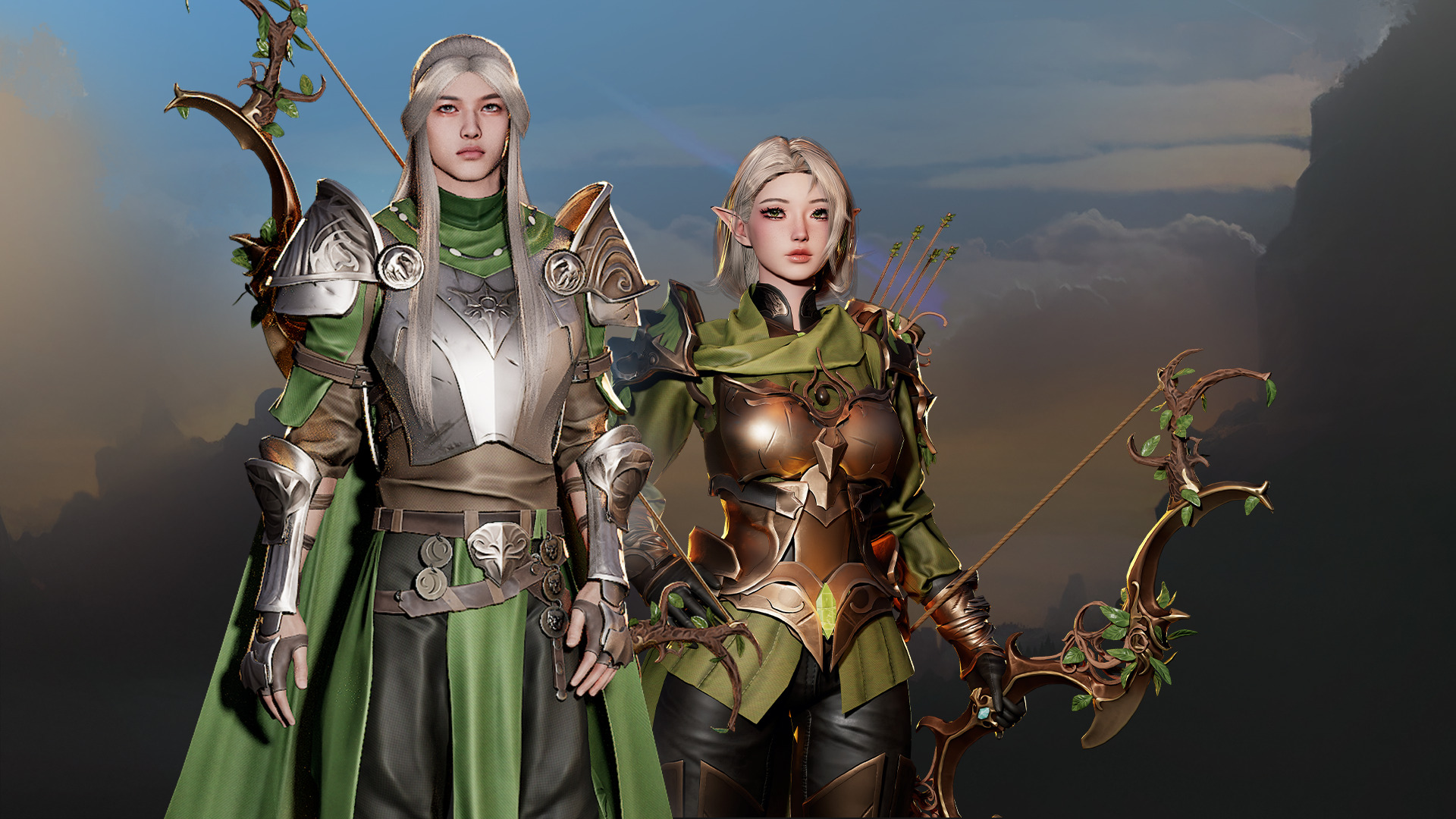 3D model MMORPG Champion Archers - Medieval Fantasy Modular Character ...