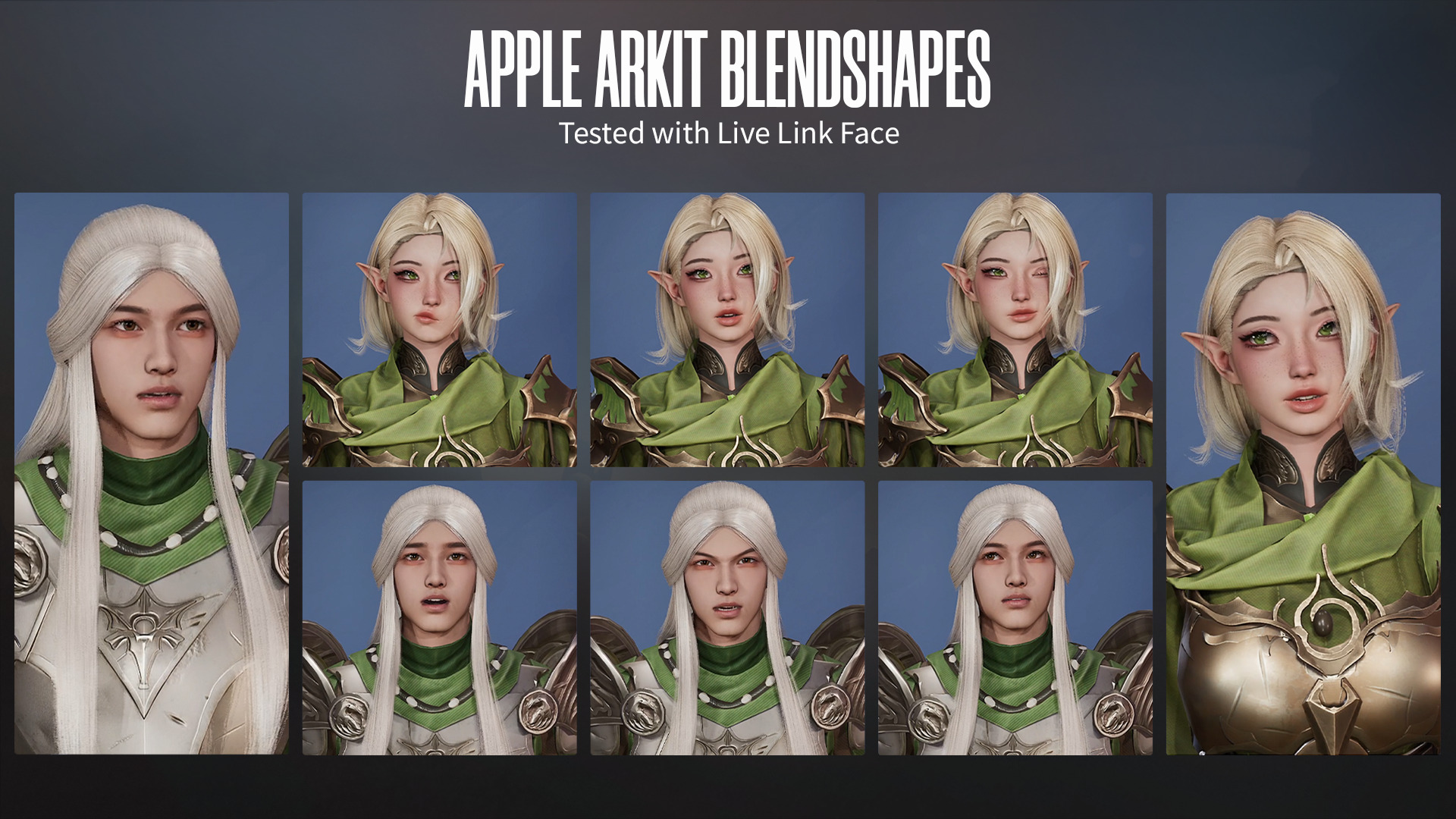 3D model MMORPG Champion Archers - Medieval Fantasy Modular Character ...