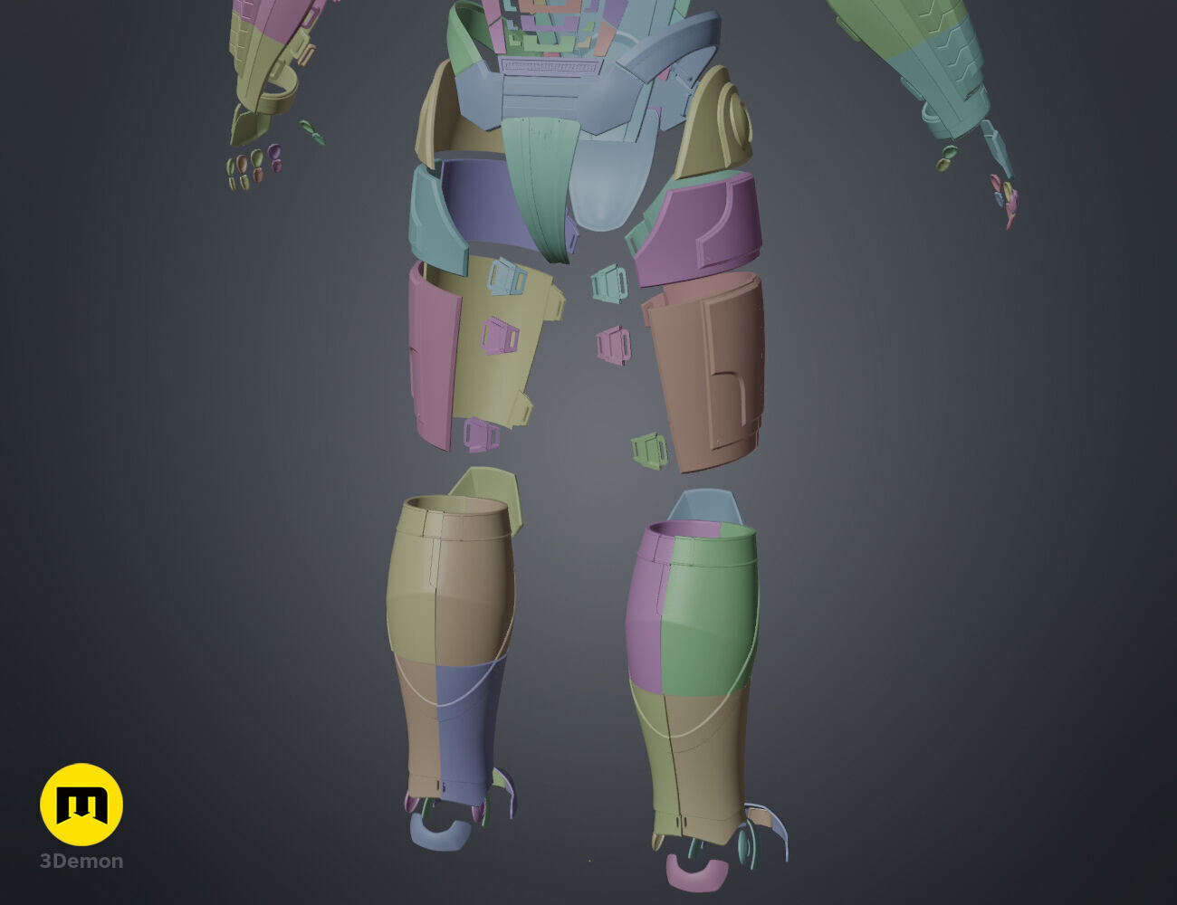 N7 Male Shepard Armor - Mass Effect 3D model 3D printable | CGTrader