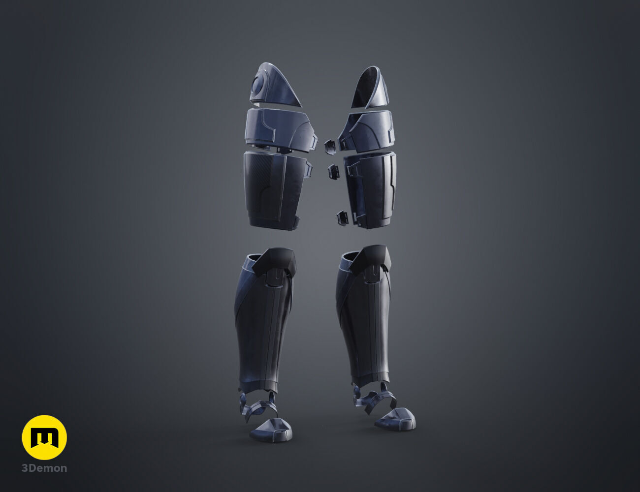 N7 Male Shepard Armor - Mass Effect 3D model 3D printable | CGTrader