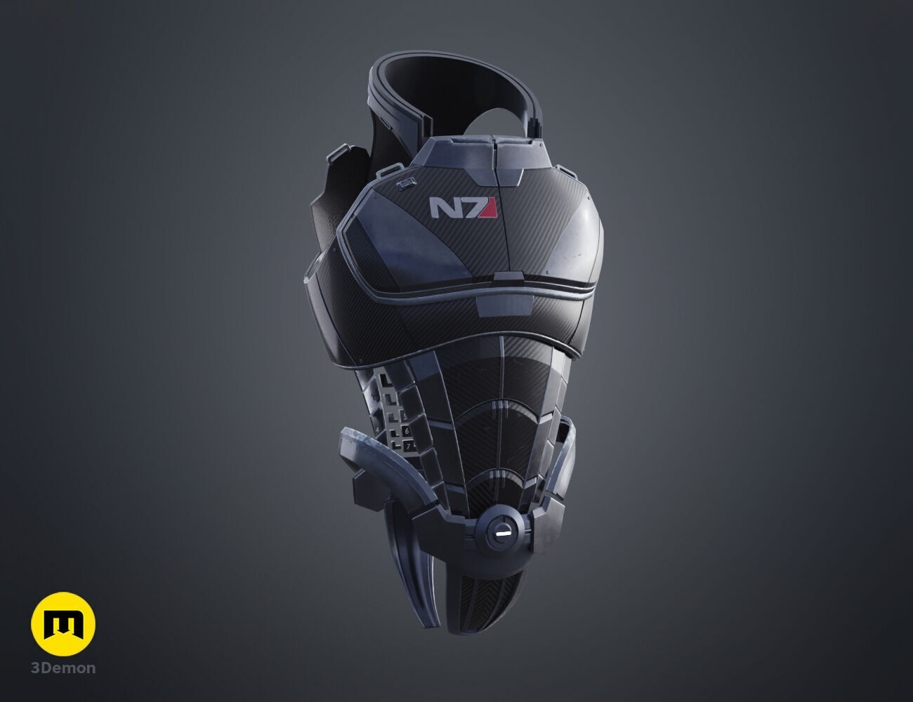 N7 Male Shepard Armor - Mass Effect 3D model 3D printable | CGTrader