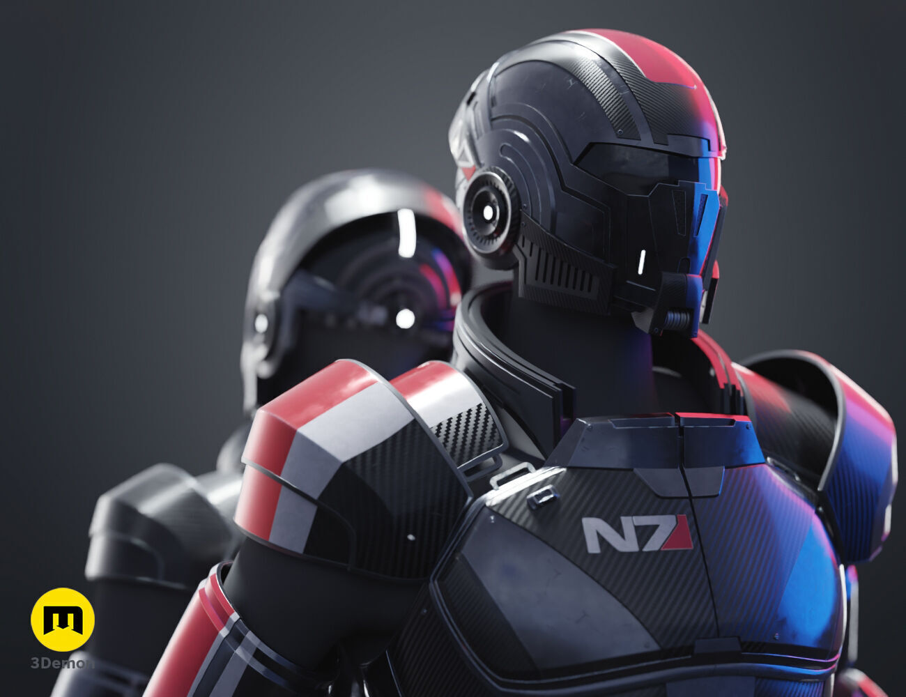 Mass Effect Commander Shepard Cosplay Collection 3D model 3D printable ...