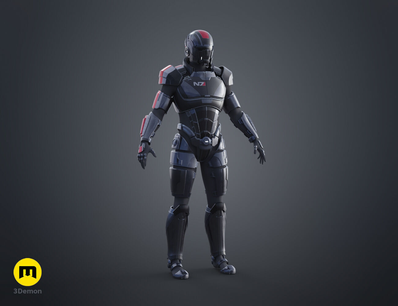 Mass Effect Commander Shepard Cosplay Collection 3D model 3D printable ...