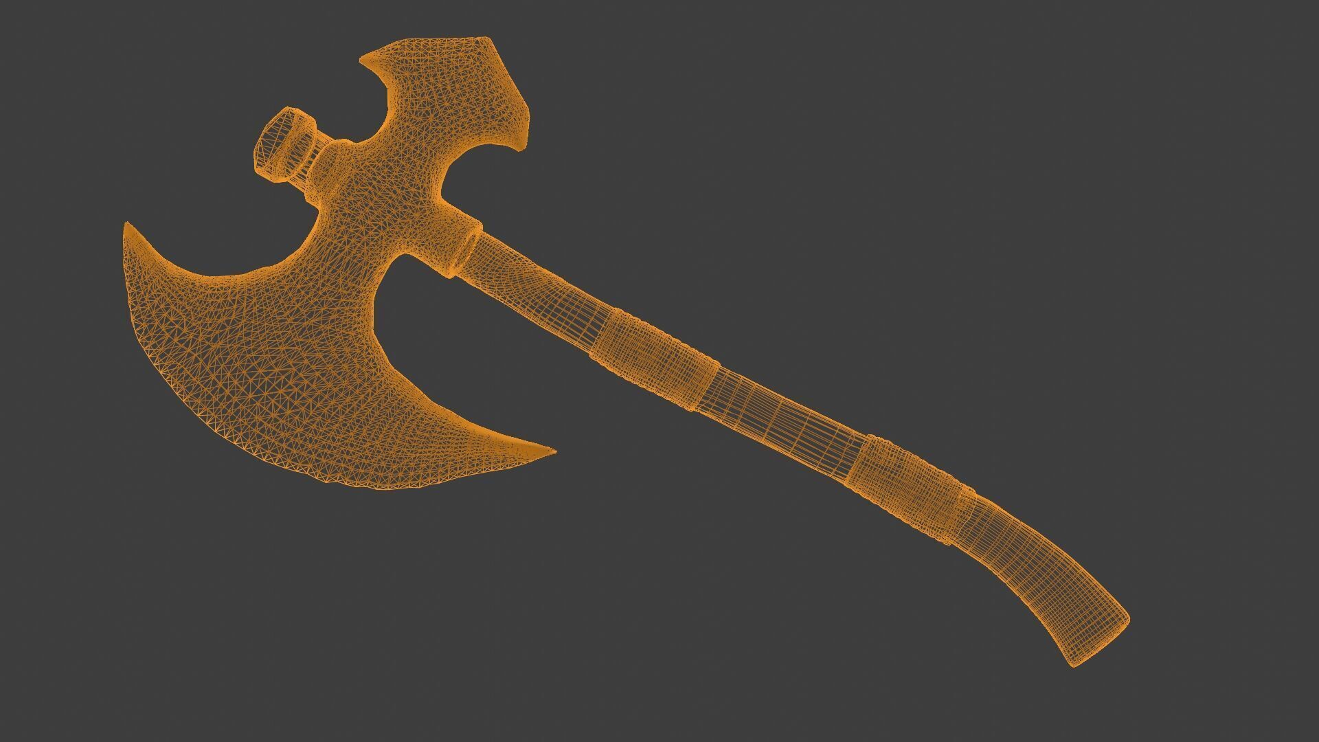 Medieval Axe 3d Model 3D model | CGTrader