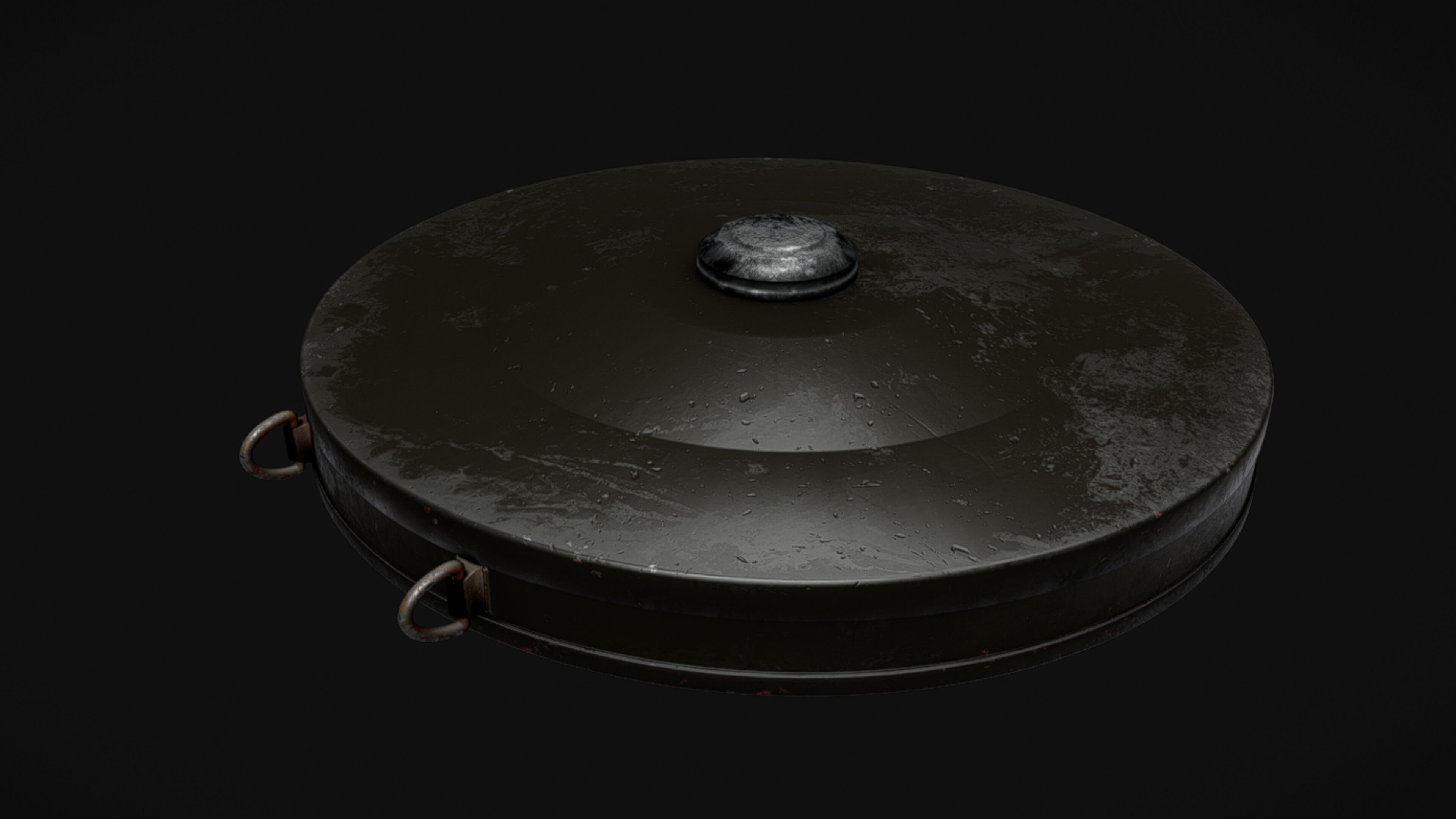 Japanese WW2 Type 93 Anti-Tank Mine 3D model | CGTrader