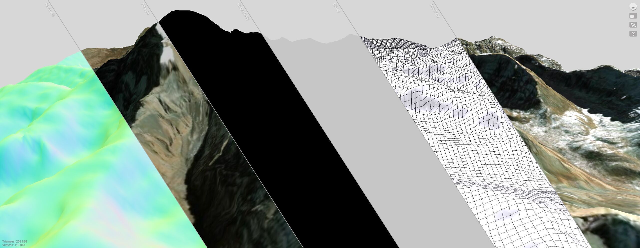 Mountain landscape Naqu Glacier Nepal 3D model | CGTrader