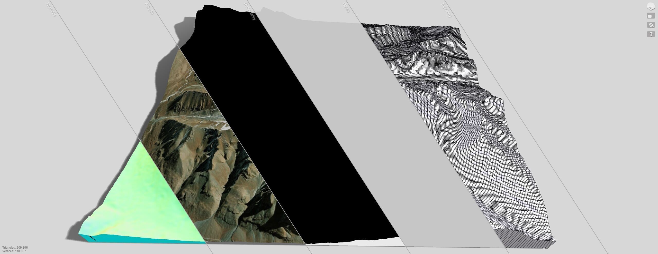 Mountain landscape Naqu Glacier Nepal 3D model | CGTrader