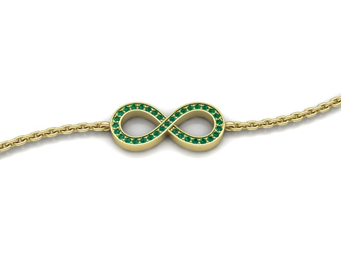 Infinity Endless Love Symbol Braclete or Necklace 3dmodel 3D model 3D ...