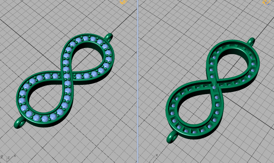 Infinity Endless Love Symbol Braclete or Necklace 3dmodel 3D model 3D ...