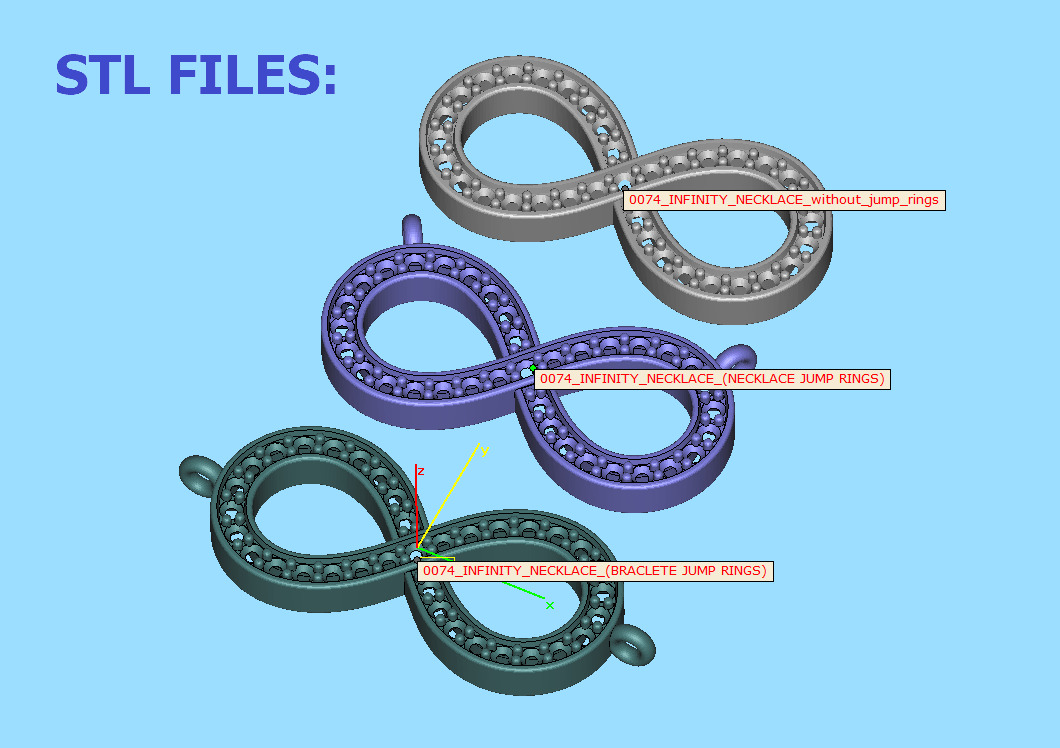 Infinity Endless Love Symbol Braclete or Necklace 3dmodel 3D model 3D ...