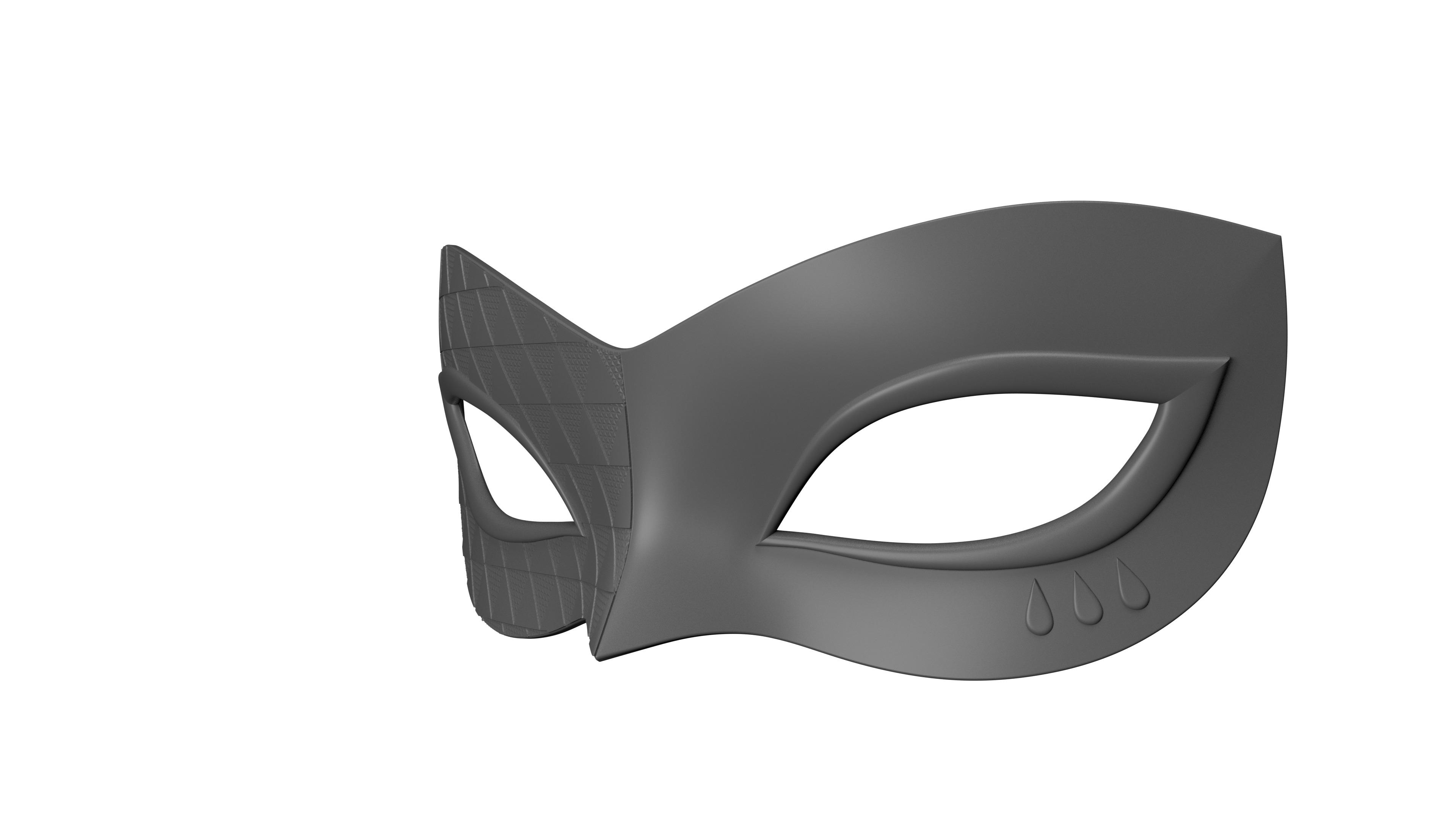 Rover mask cosplay prop - wuthering waves 3D model 3D printable | CGTrader