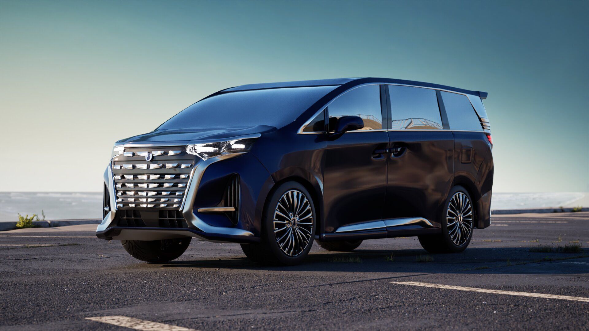 BYD Denza D9 3D model | CGTrader