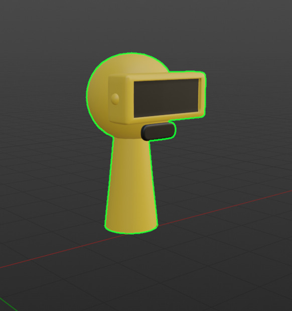 3D model Sprunki Incredibox Garnold Gold Low-poly VR / AR / low-poly ...