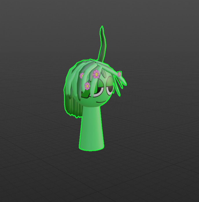 3D model Sprunki 3D Incredibox Vineria Green VR / AR / low-poly | CGTrader