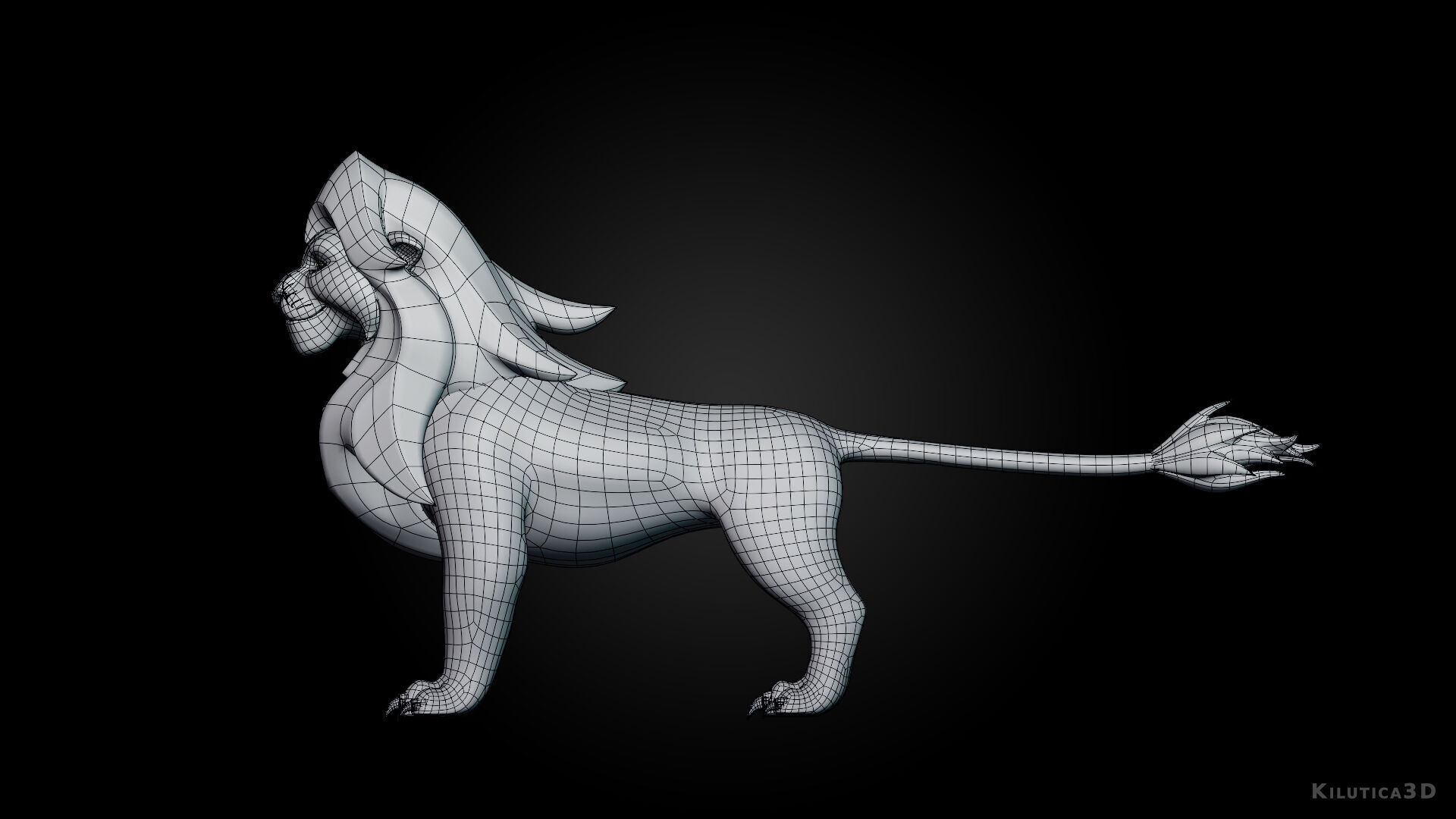3D model Lion Prime Rigged VR / AR / low-poly | CGTrader