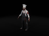 3D model Zombie Chef - Game Ready Rigged 36 Animations VR / AR / low ...