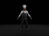 3D model Zombie Chef - Game Ready Rigged 36 Animations VR / AR / low ...