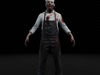 3D model Zombie Chef - Game Ready Rigged 36 Animations VR / AR / low ...